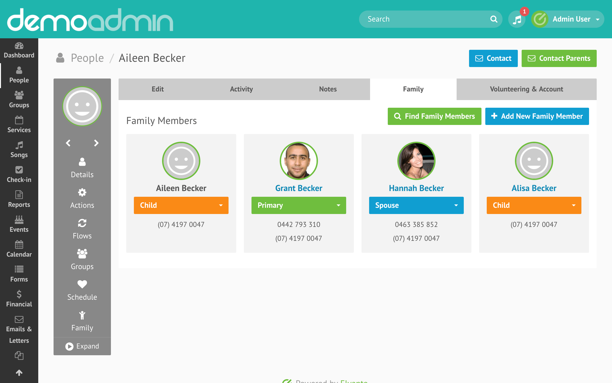 Children's & Youth Ministry | Child Check-in System & Reporting | Elvanto