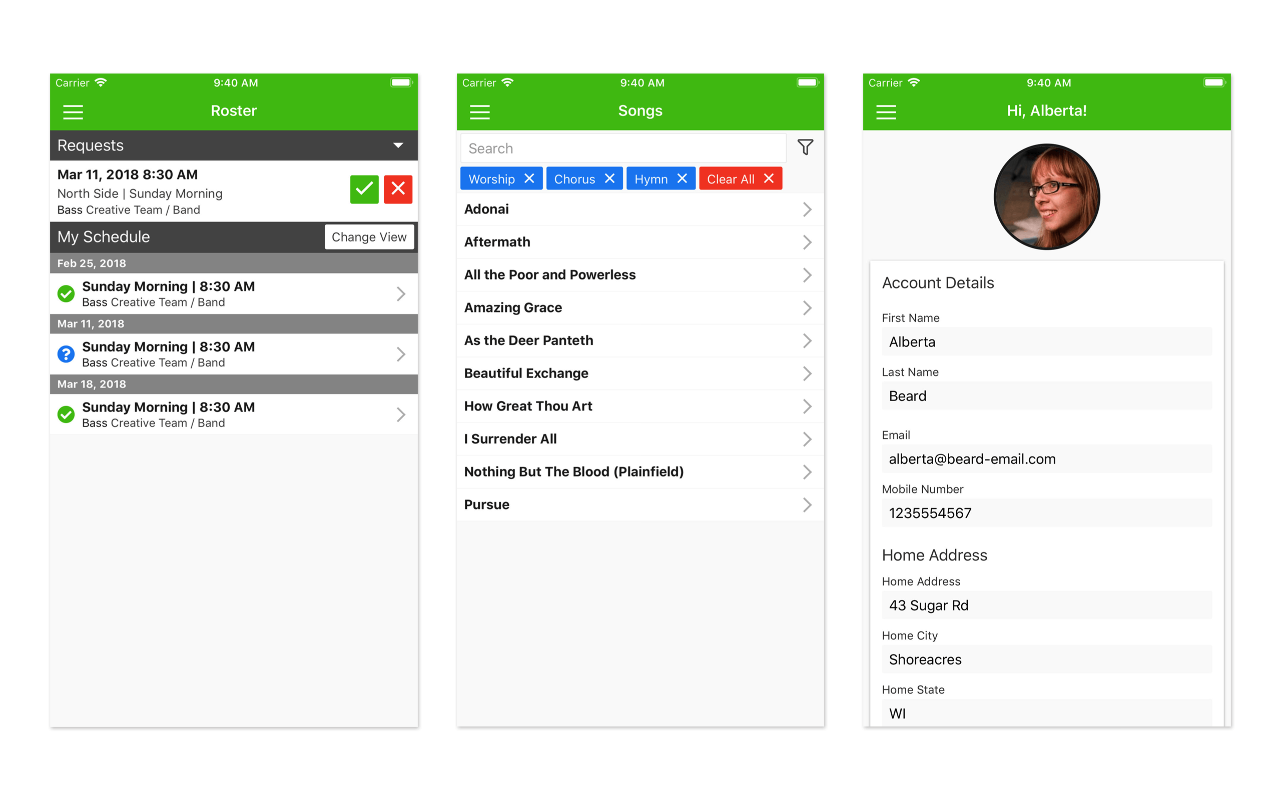 Worship | Worship Planning & Volunteer Scheduling | Elvanto